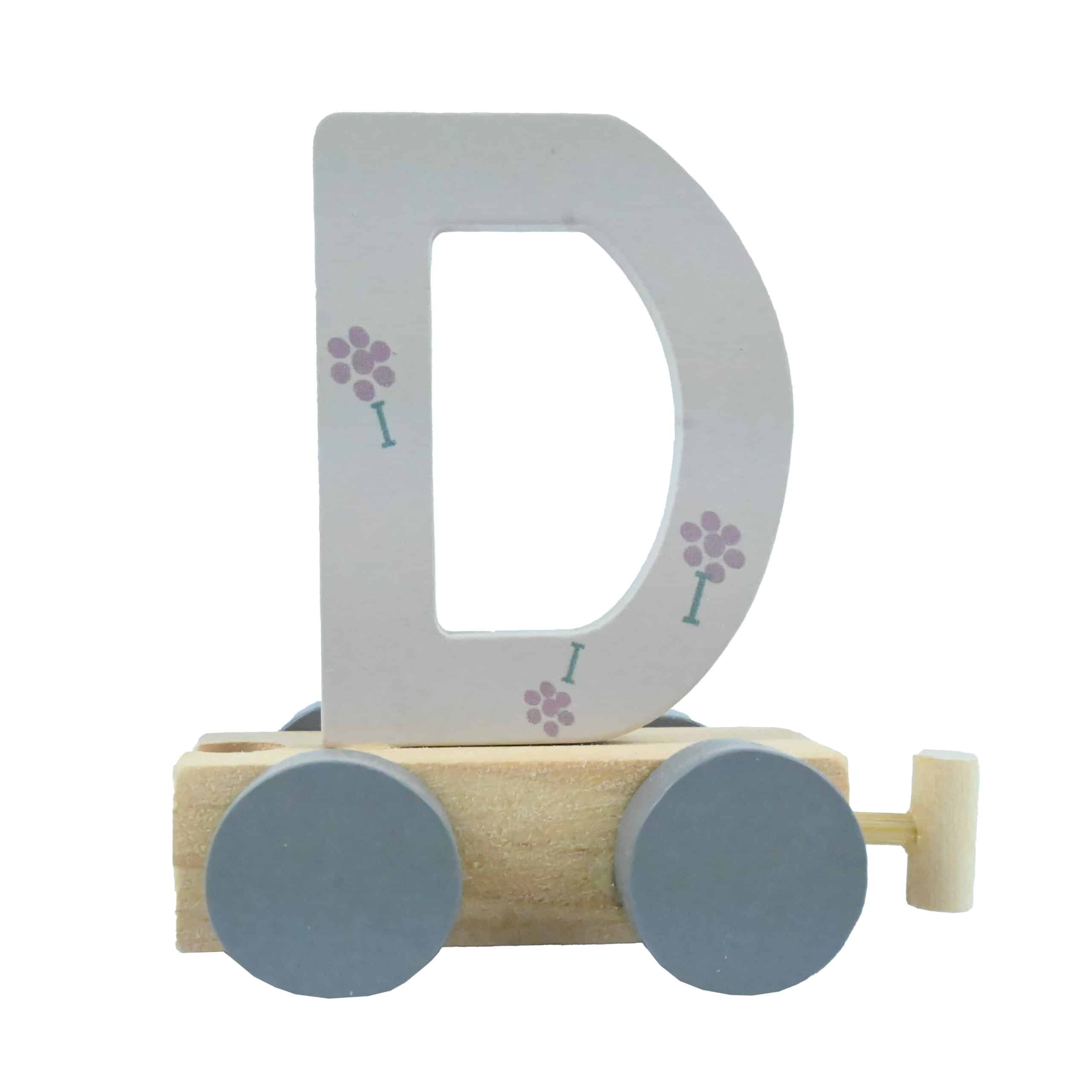 JeP Letters houten treinletter flower - JEP! Kids